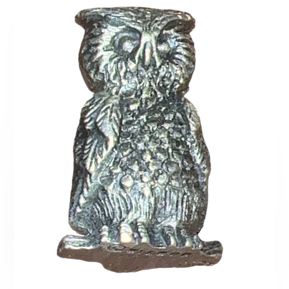 Wilson | Accents | Vintage Pewter Wilson Hudson Owl Figurine Detailed ...